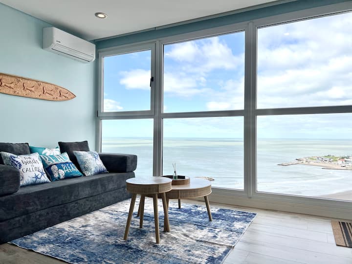 Ocean View Apartment W/ Pool & Amenities - Mar del Plata