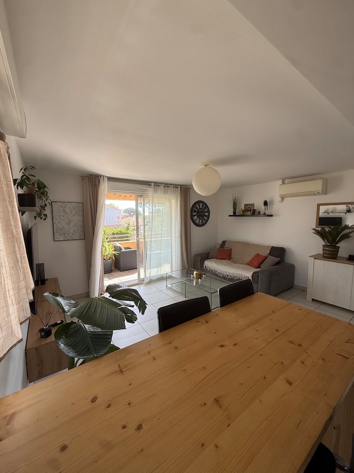 T2 Proche Plages/commerces Clim Place De Parking - Saint-Cyprien Plage