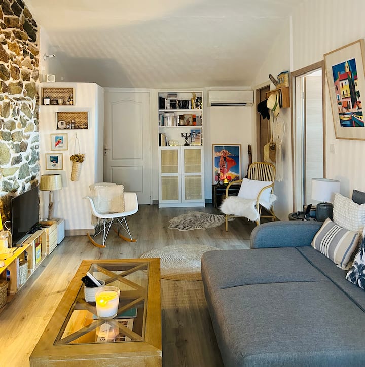 Charmant T3 Cosy Tout Confort, Vue Mer. - Forêt de Bonifatu