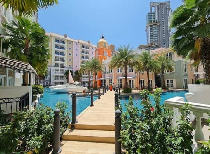 1/@824r/seven Seas Côte D'azur安静的公寓.家具家电齐全，月租免费接机 - Pattaya