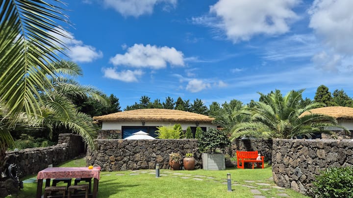 애월※수야담※연박할인
#완전 예쁜집 
#태교ㆍ커플 
#이국적분위기 
#프라이빗 개별돌담마당 - Jeju