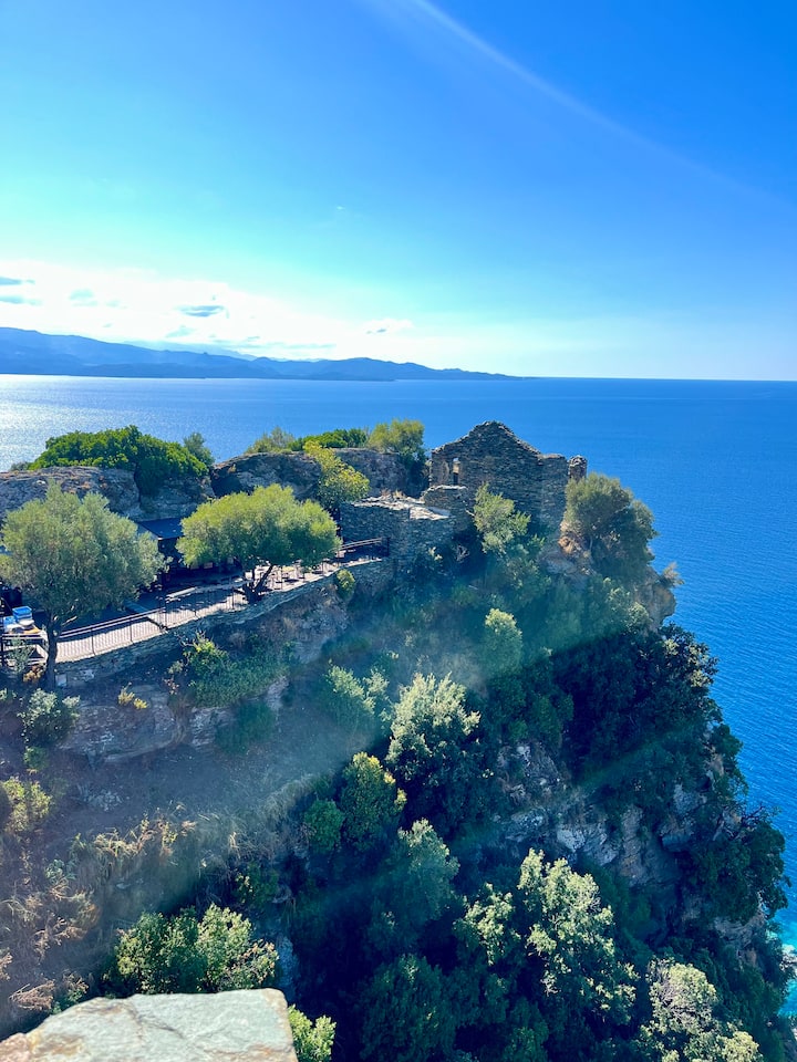 Appartement Cosi Vue Montagne à 10 Min De La Plage - Aéroport de Bastia Poretta (BIA)