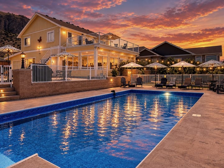 Osoyoos Lakeview Villa | Pool, Game Room | 5bd/4ba - Osoyoos