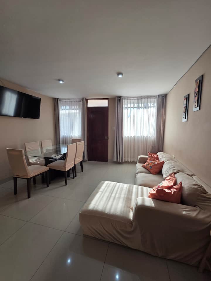 Céntrico Apt Familiar-cocina Equipada-wifi & Netfl - Cajamarca