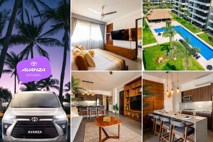 Stylish Penthouse W/car. Walk To Beach - Nuevo Vallarta
