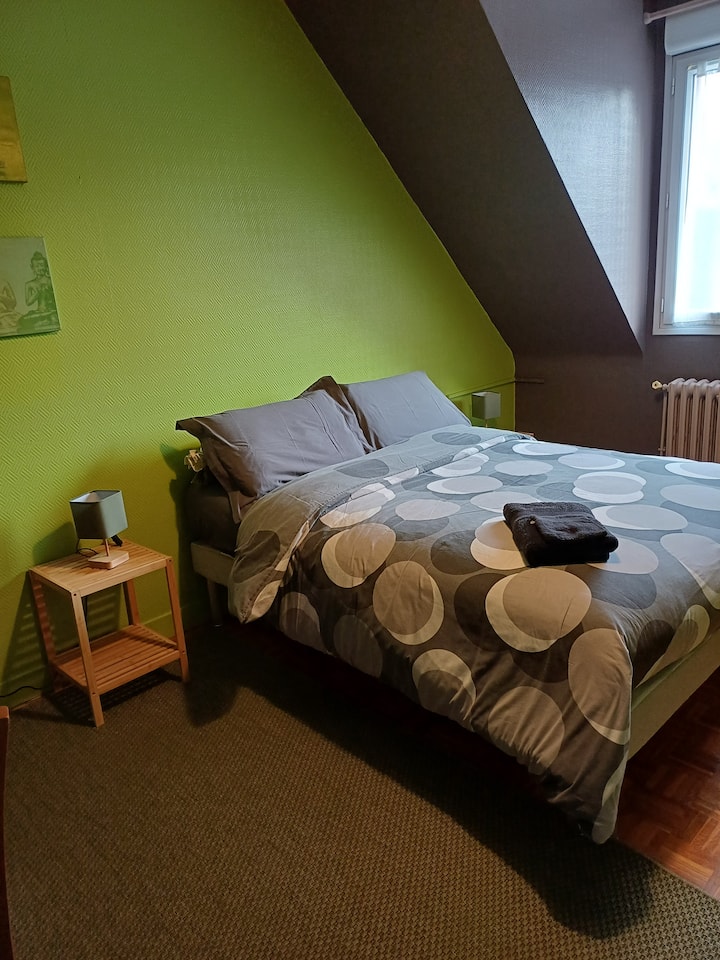 Chambre Verte Chez L'habitant Parmain+parking - L'Isle-Adam