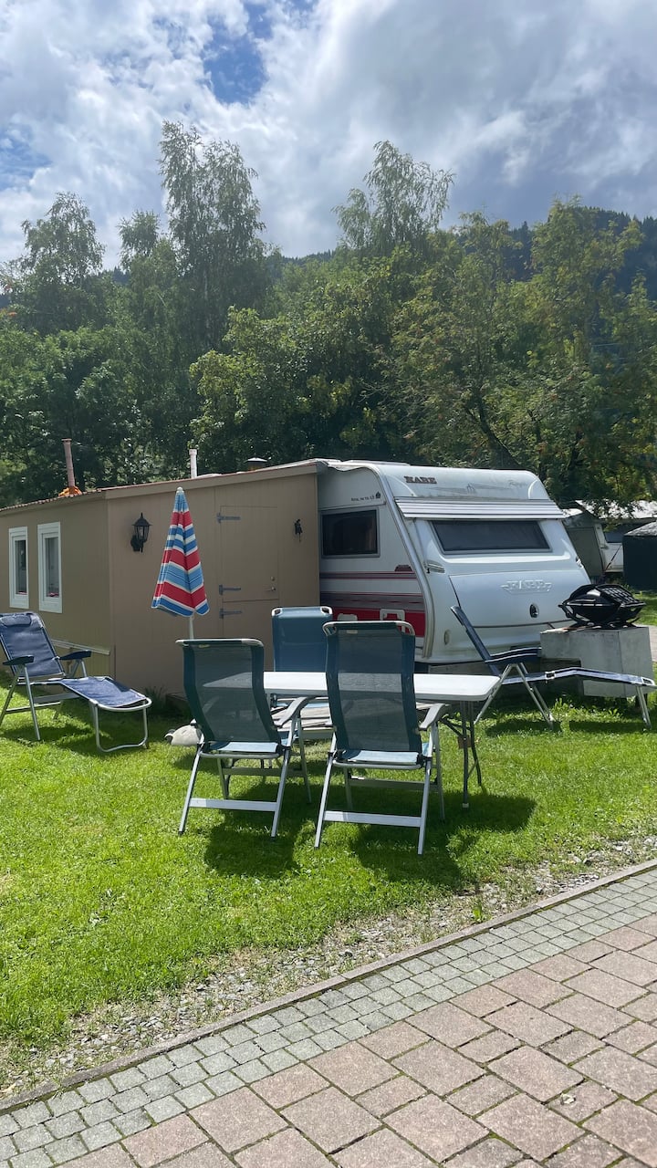 Familie Campingvogn På Luksus Plads Med Wellness - Zell am See