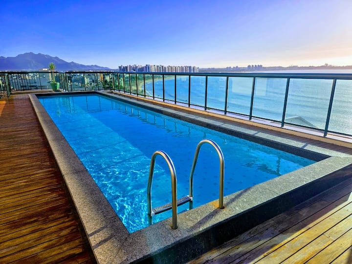 518 Studio Condomínio Frente Mar A/c Split & Wi-fi - Vitoria