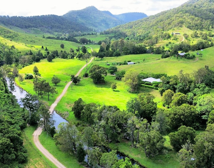Historic Homestead On Canungra Creek Pet Friendly - Beechmont
