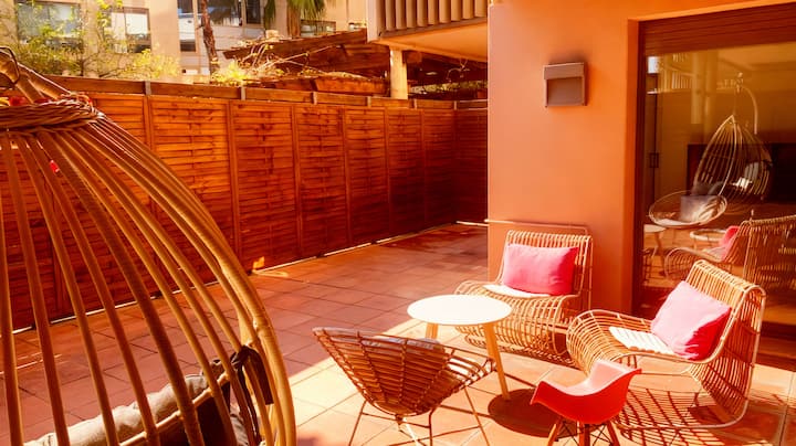 Beach Apartment · 50m² Terrace · Pool & Gym - Barcelona