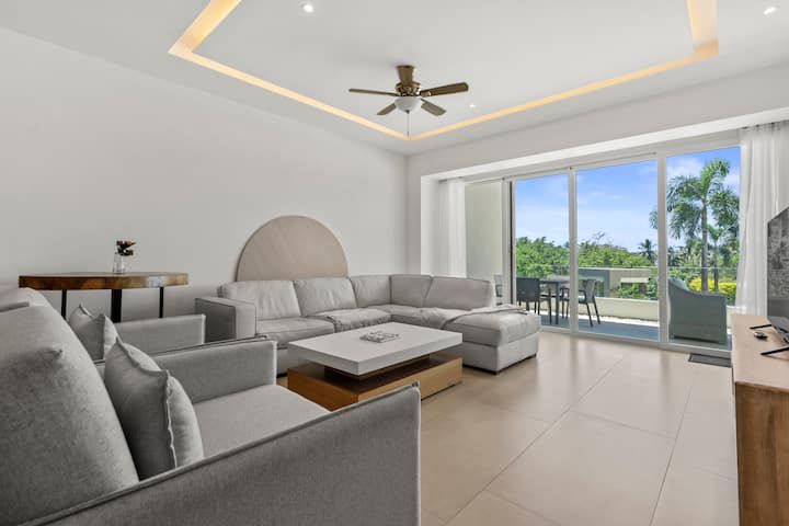 V Golf 2br/2.5ba: Saltwater Pool & Rooftop Jacuzzi - Mexico