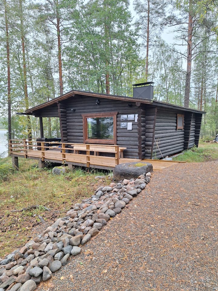 Beautiful Cottage At Lake Saimaa, Rantamaja - Anttola