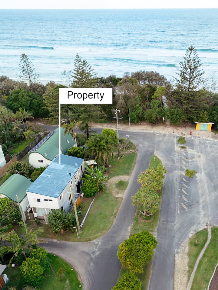 Beachfront Sea Shack On South Golden Beach - Mullumbimby