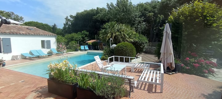Propriété D Artiste/piscine 10x5/jardin Verger - Rivedoux-Plage