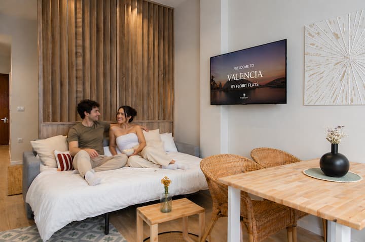Sea Rooms | 6 Guests | Ac & Wifi | 15 Min Beach - Valence en Espagne