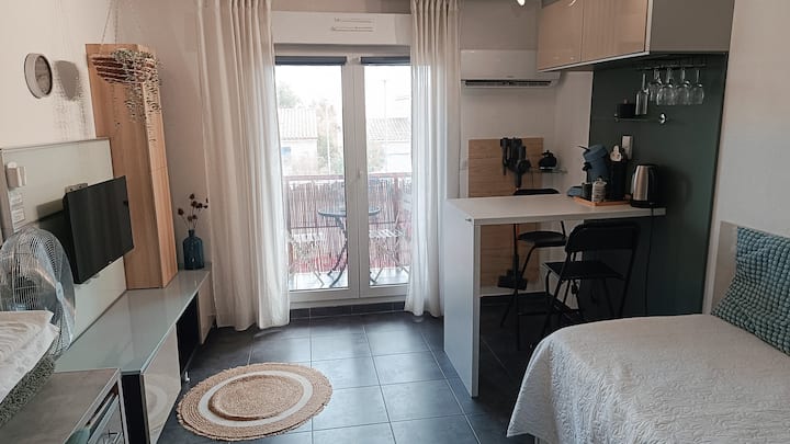 Caducé Studio Clim Balcon Park Proche Montpellier - Grabels