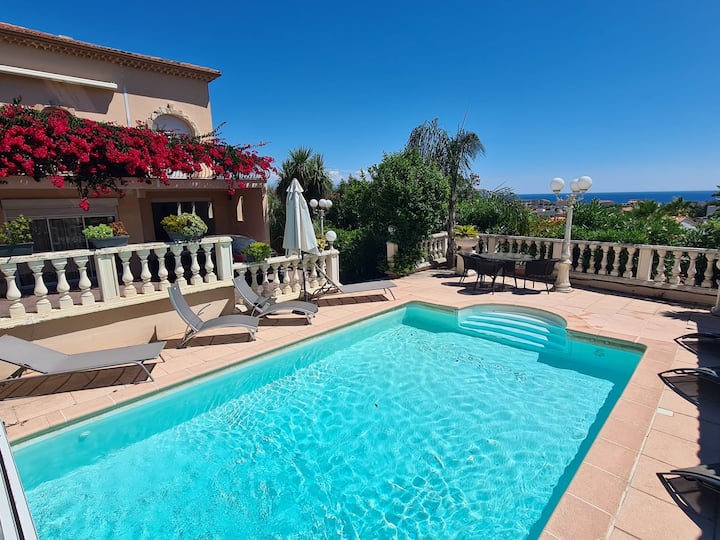 Villa Valentino - Vue Mer Piscine Poolhouse - Côte d'Azur