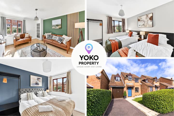 Detached House • Central Mk • Free Parking • Skytv - Milton Keynes