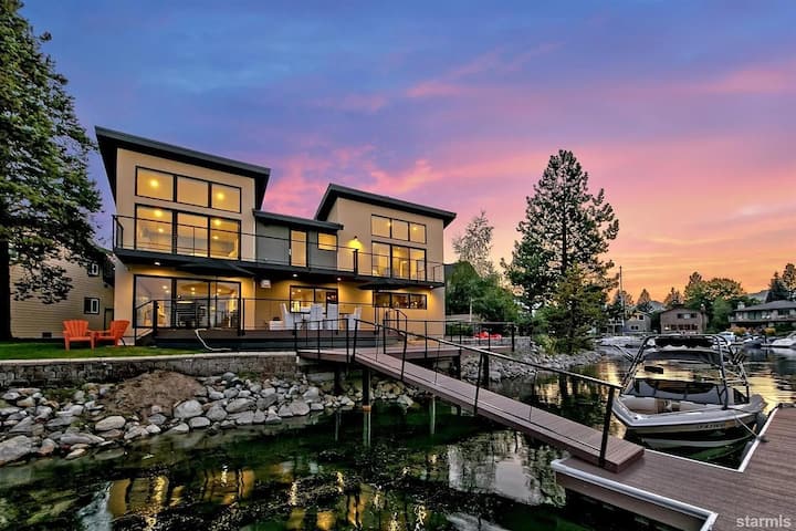 Modern Luxury With Hot Tub And Dock - South Lake Tahoe, CA