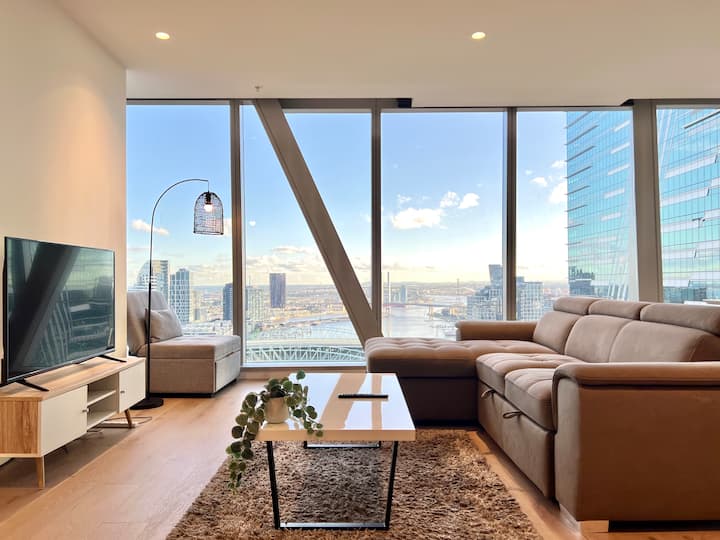 Stylish Escape Wide View 3b2b Apt Free Parking - Melbourne