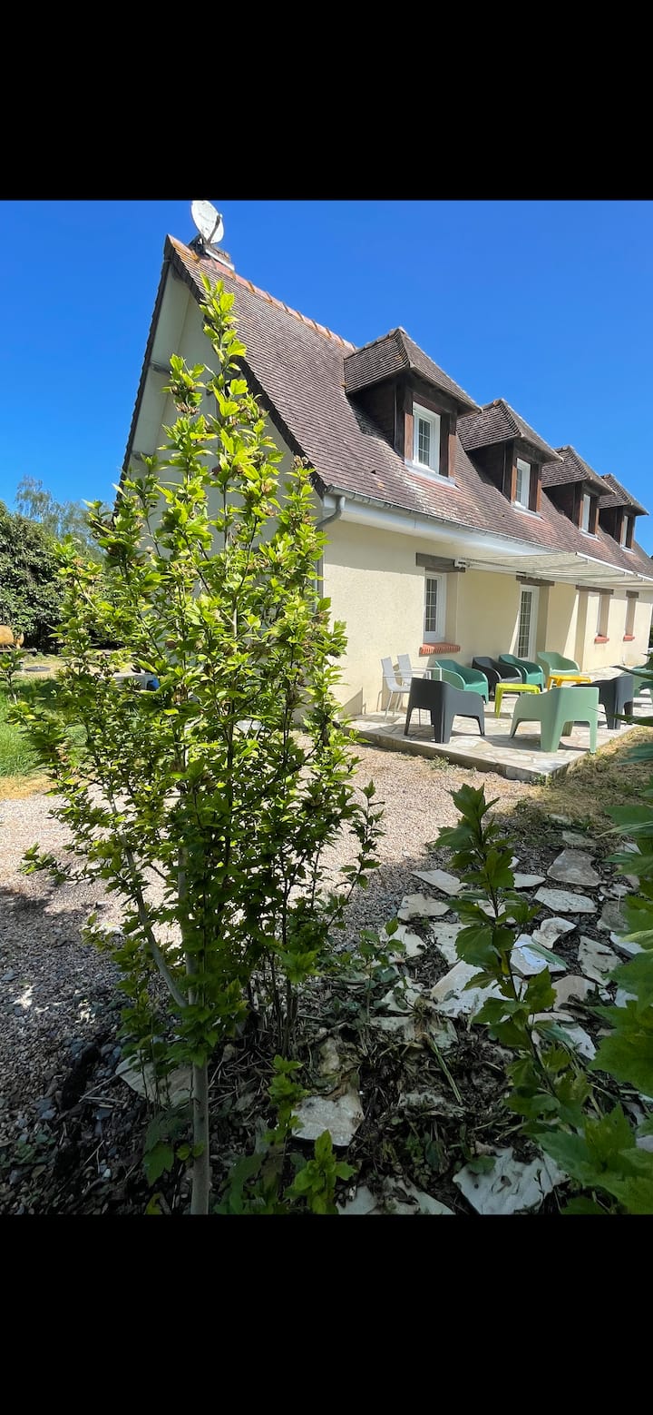 4mn/mer Cabourg 16p, Piscine Chauffée, Cheminée - Basse-Normandie