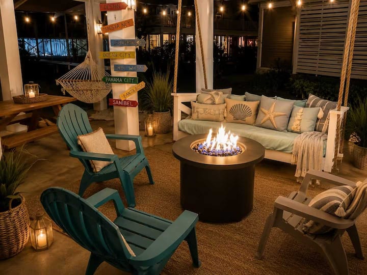 Gulf Shores Walk 2 Beach Golf Cart + Hot Tub - Florida