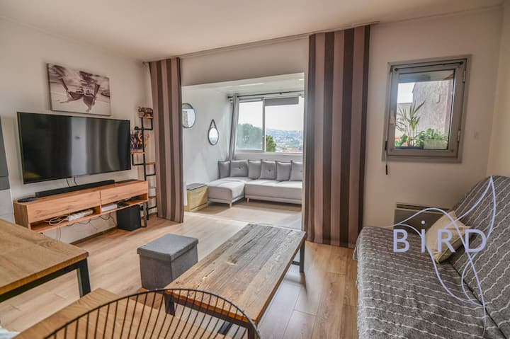 Grand Studio Avec Piscine Et Vue Dégagée - Saint-Laurent-du-Var