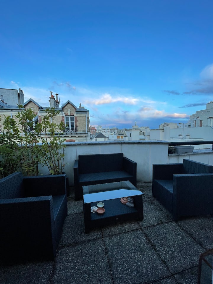 Bel Appartement Terrasse, Proche Paris - Boulogne-Billancourt
