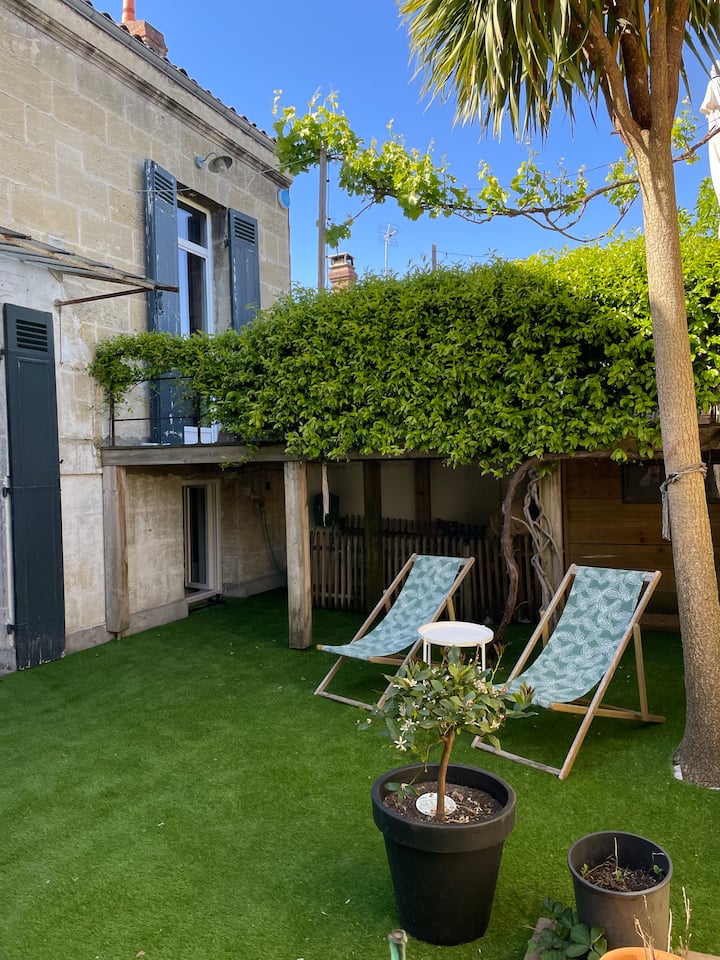 Maison Bordeaux Jardin/cheminée/plancha - Bordeaux