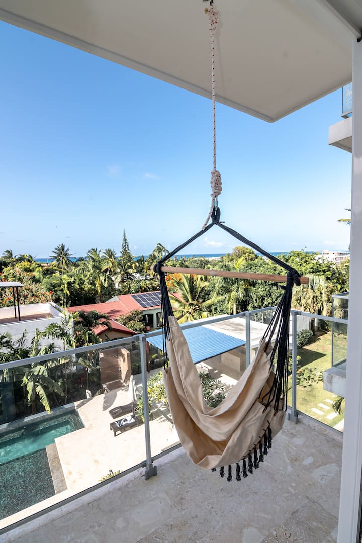 Swell Encuentro Beach Surf Apartment W/ Ocean View - Cabarete