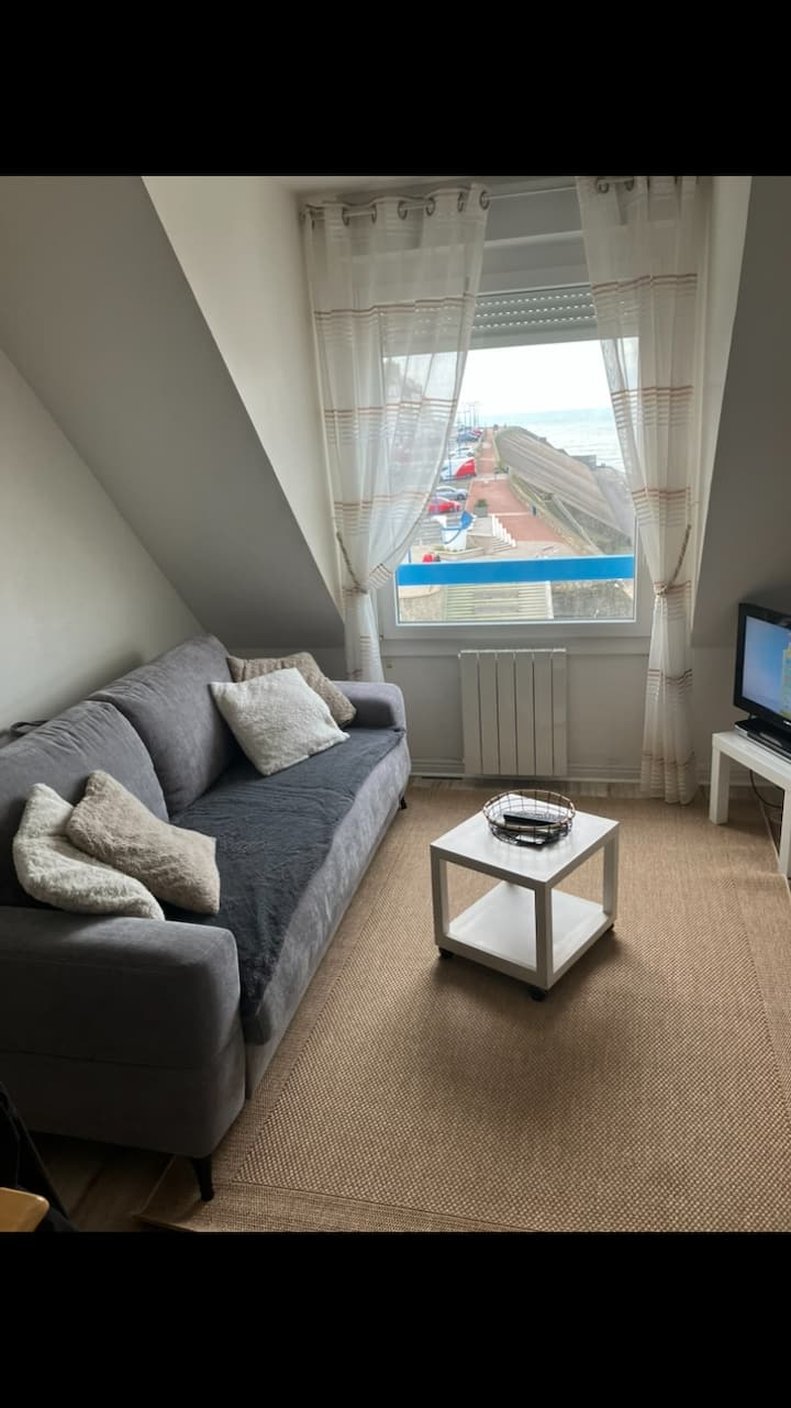 "Perle Bleue"face à La Mer - Plage du Portel