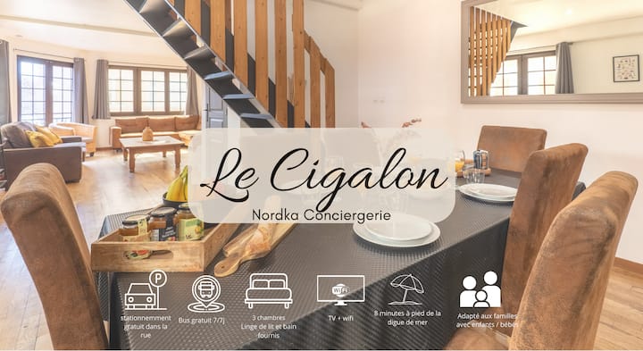 Le Cigalon - Superbe F4 Au Cœur De Malo-les-bains - Côte d'Opale