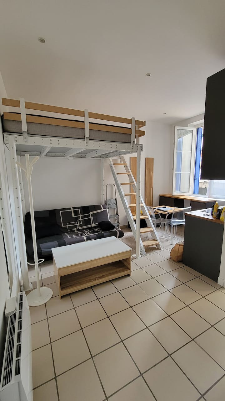 Beau Studio à Boulogne, Proche Paris Centre - Boulogne-Billancourt