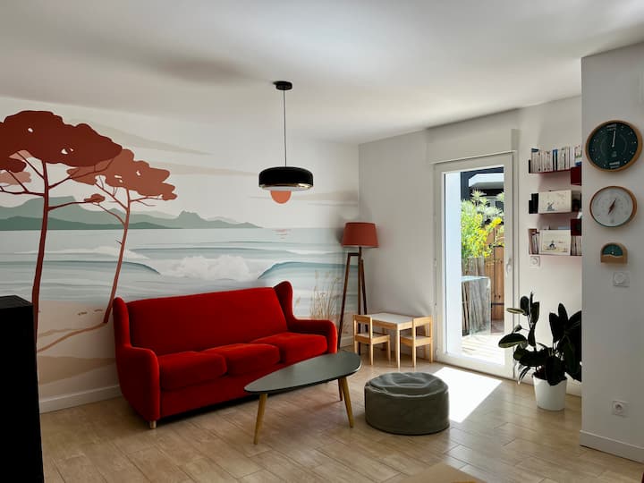 Belle Maison Entre Océan Et Forêt, 4/6 Personnes - Seignosse