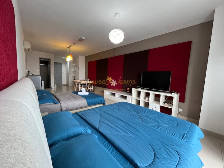 #17 Studio Next To Lrt【ss15 Courtyard, Subang】4pax - Subang Jaya
