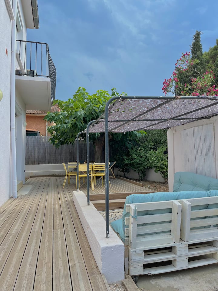 T3 100 M Plage • Jardin & Terrasse Bois • Parking - Canet-en-Roussillon