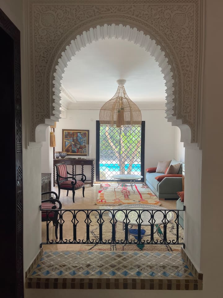 Fabuleuse Villa Avec Piscine Privée - Centre Ville - Marrakesch