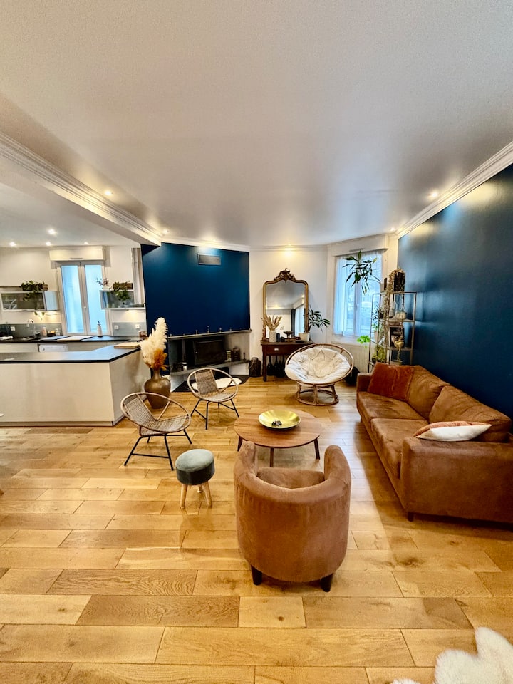 Maison Cosy Reims • Jacuzzi Privé & Grand Garage - Reims