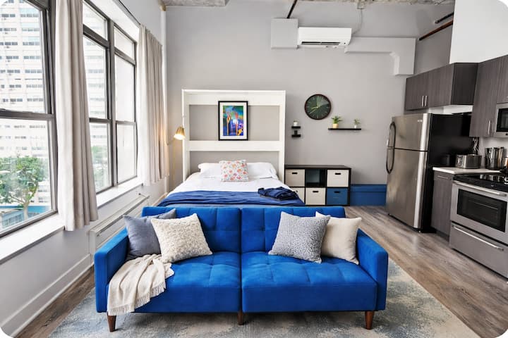 Mccormick Place Modern Studio For 4 | Opt Parking - Chicago