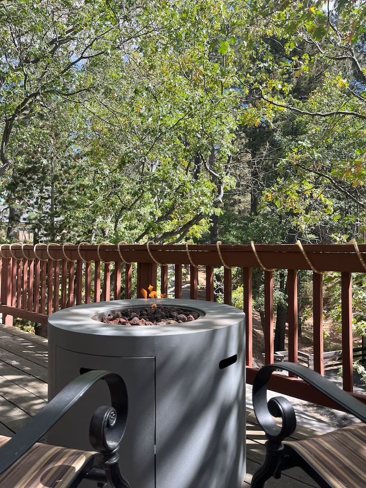 Cabin, Private Sauna, Private Deck With Fire Pit - Green Valley Lake, CA