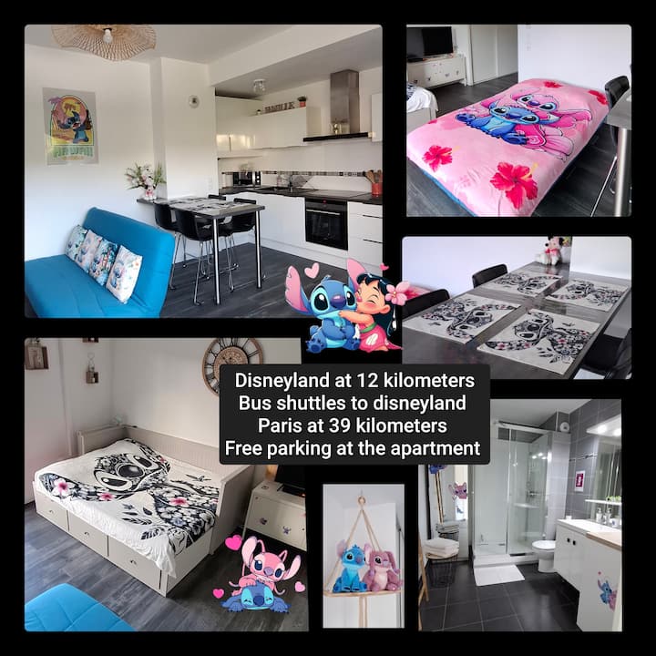 Appartement à 12 Km Disney 4 Pers Parking Gratuit - Seine-et-Marne