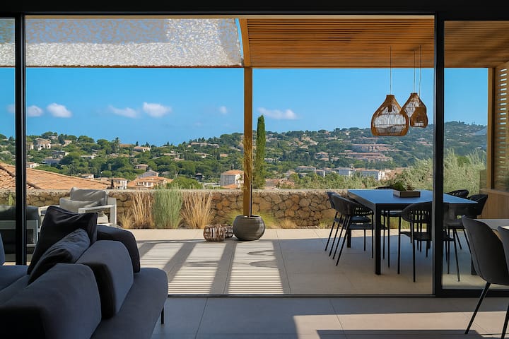 Villa Californienne Vue Mer - Antibes