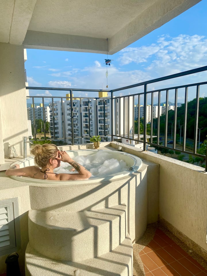 Apartamento  Encantador Con Jacuzzi Privado - Girardot