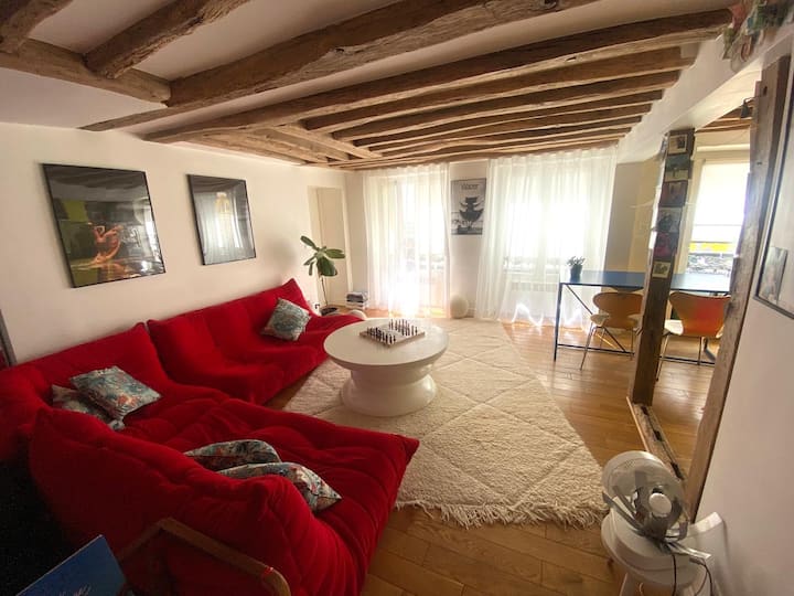 Contemporary Sunny Nest In Marais - París