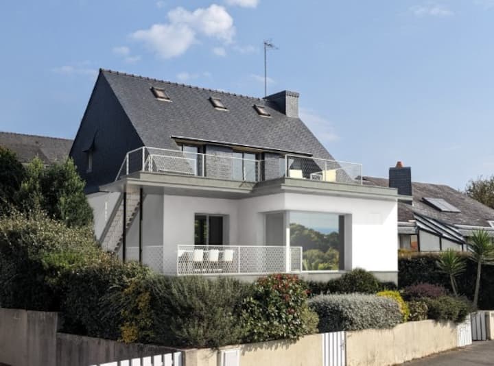Maison Vue Mer, Commerces, Restos Et Plage à Pieds - Ploemeur