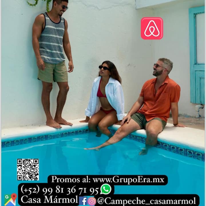 Alberca Casa Privada! 3 Recamaras 2 Baños - Campeche