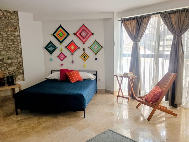 "Bugambilia", Céntrico Loft Con Alberca Y Terraza - Puebla