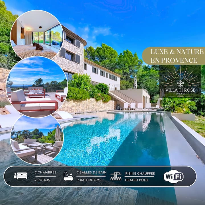 Villa D'exception | Piscine Chauffée | Vue Sublime - Lorgues