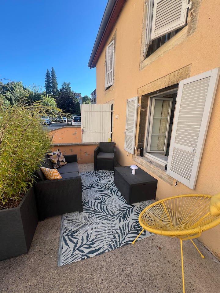 Maison Cocooning Centre-ville, Terrasse Et Parking - Lons-le-Saunier