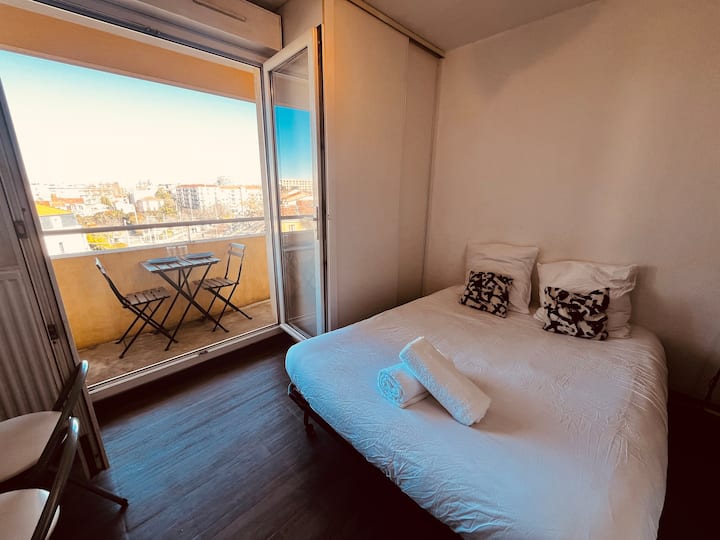 Terrasse Du Soleil, Studio Proche Gare Montpellier - Montpellier